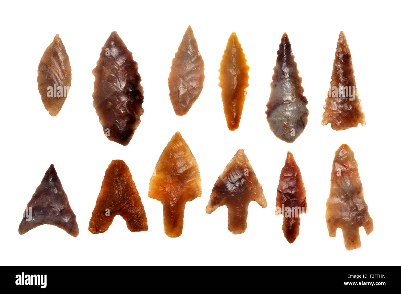Neolithic arrowheads hi-res stock photography and images - Alamy