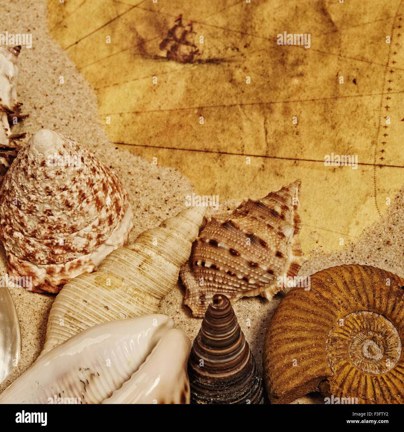 Nautical map pacific hi-res stock photography and images - Alamy