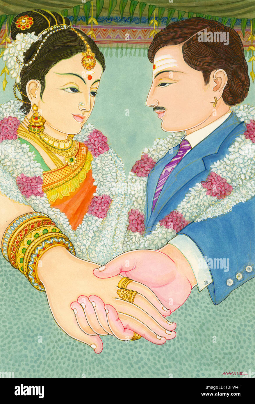 Hindu Wedding Art