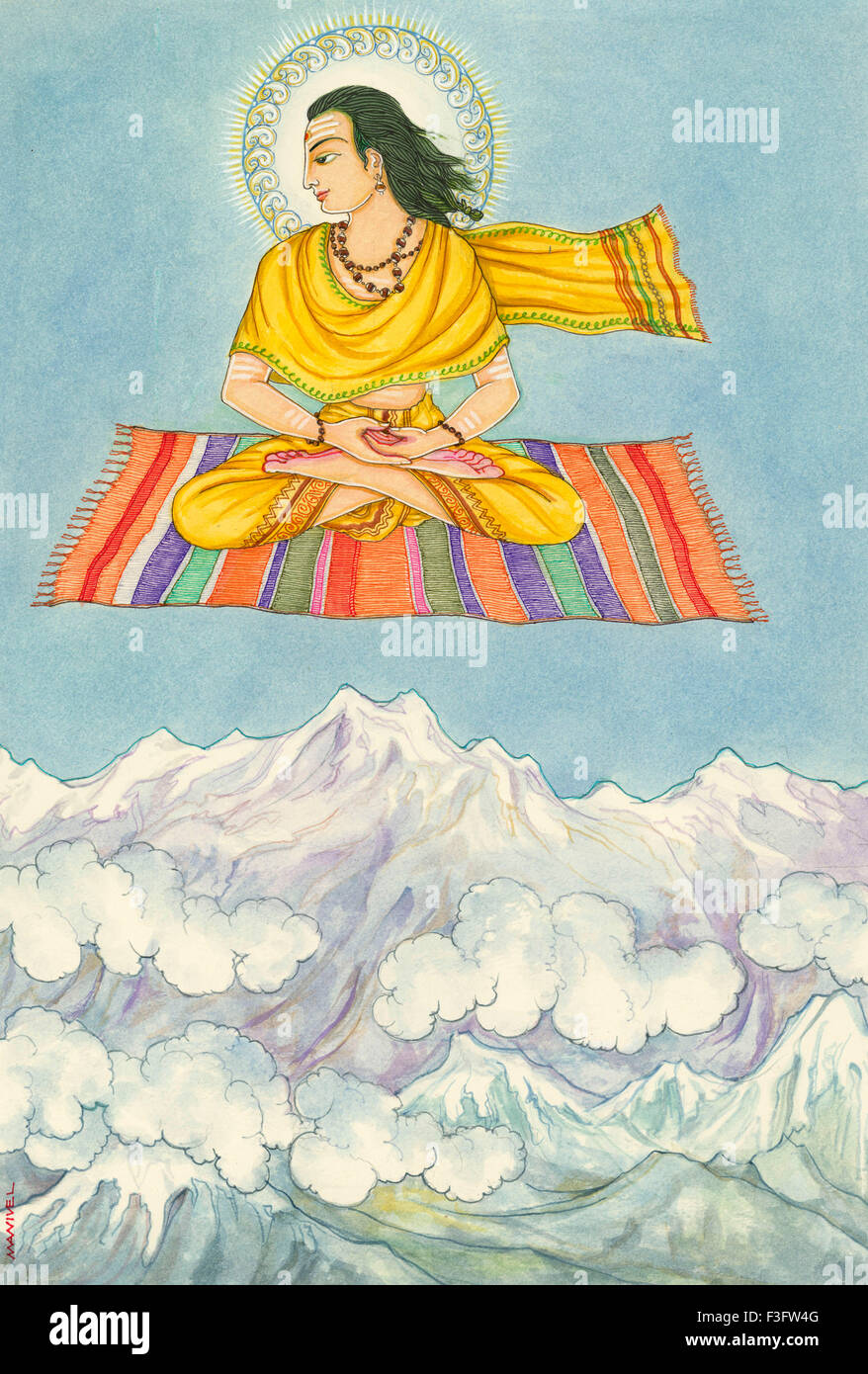 Artist Manivelu saint sadhu swami sannyasin hindu belief hindu hinduism ...