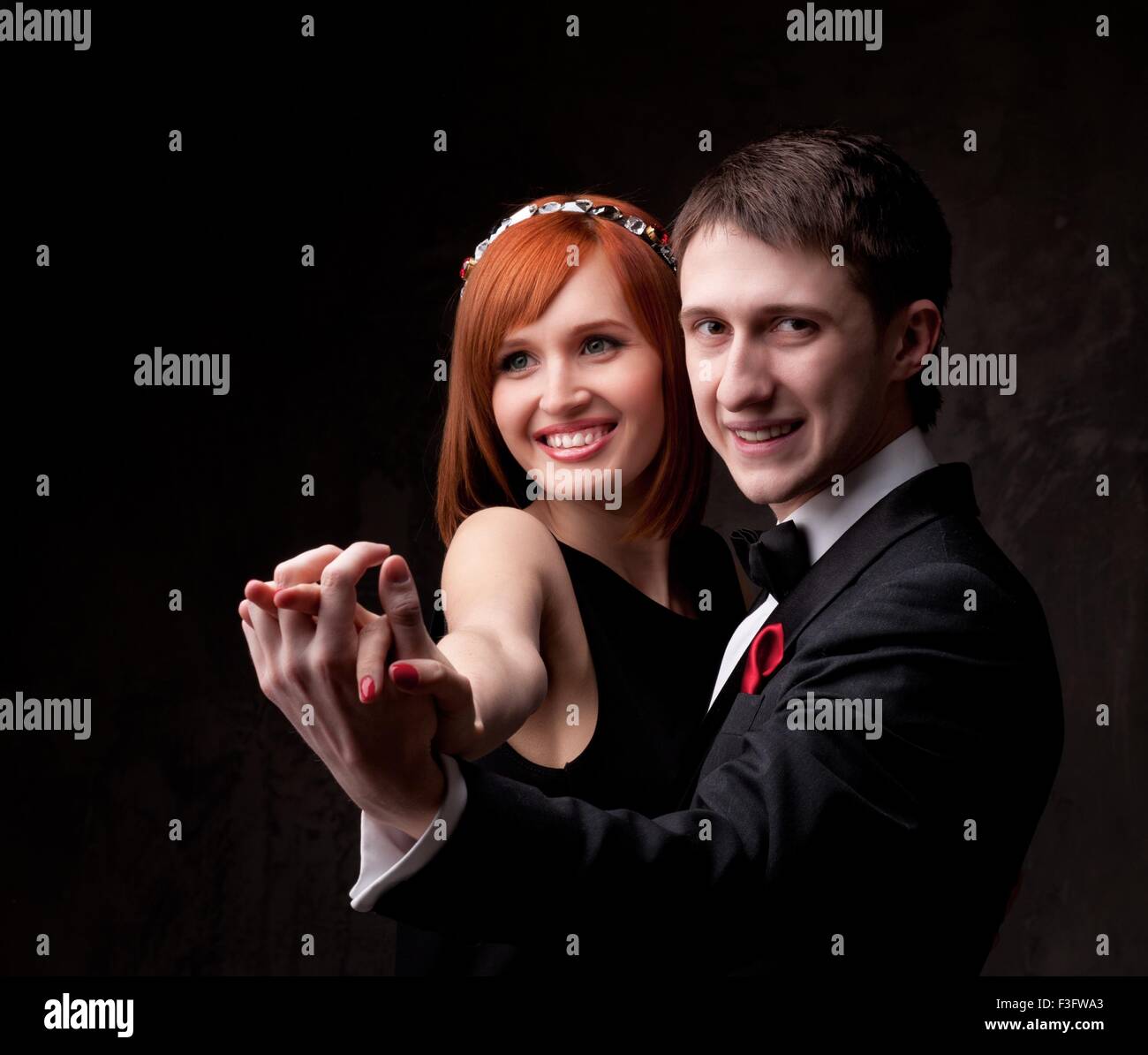 Beautiful smiling couple Stock Photo - Alamy