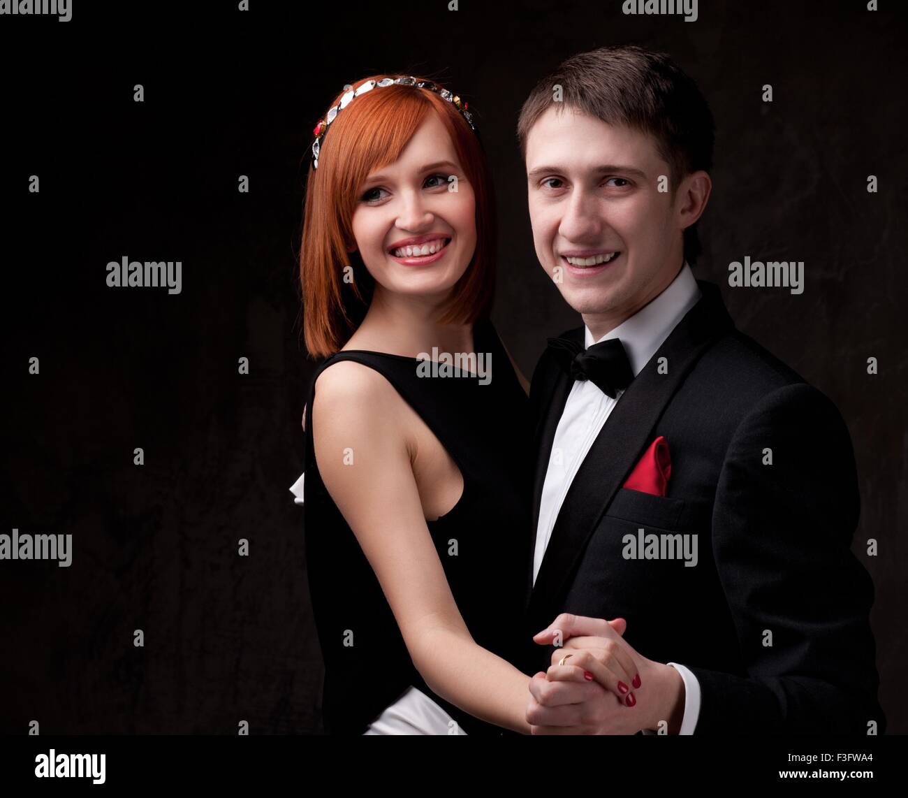 Beautiful smiling couple Stock Photo - Alamy