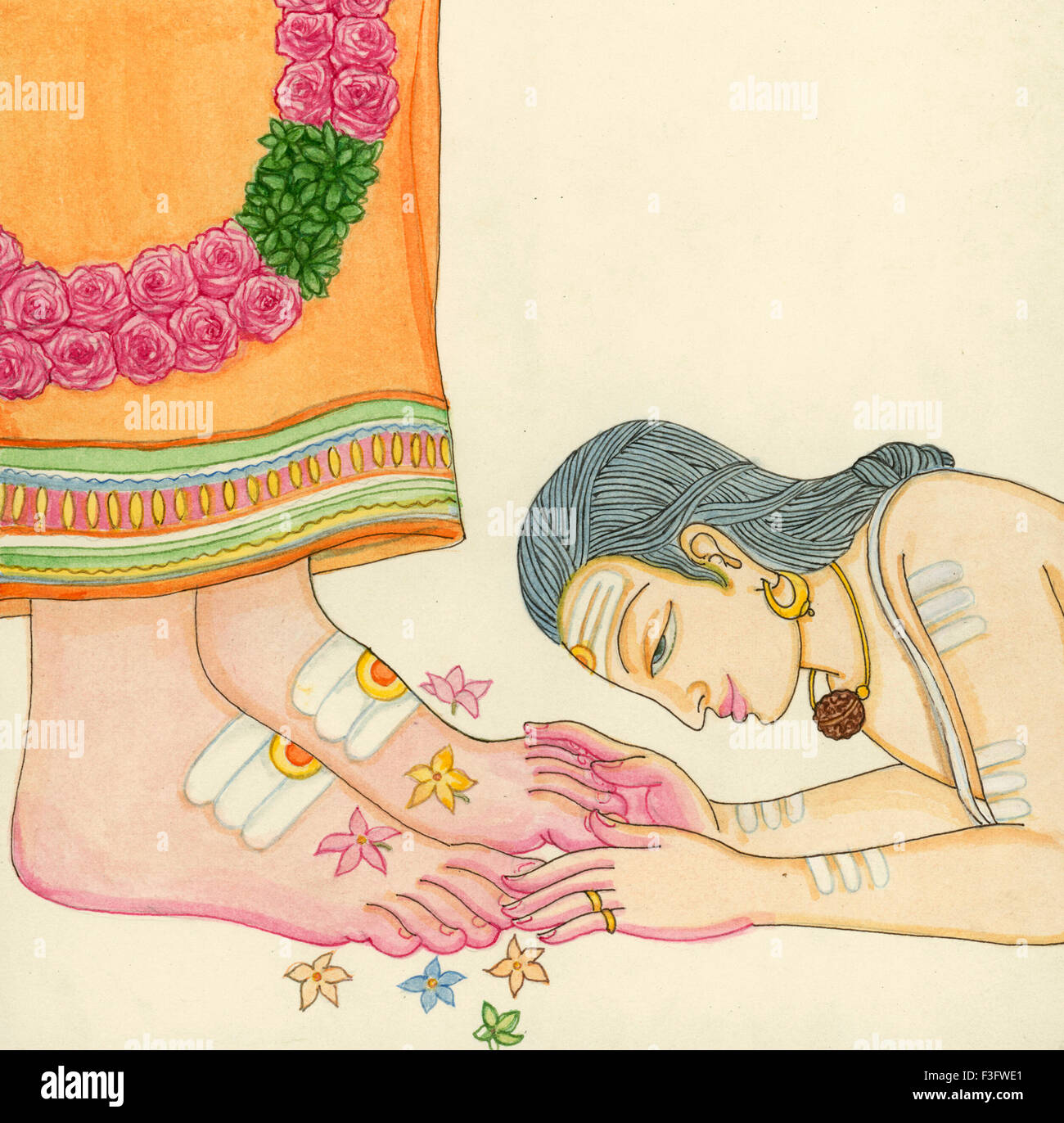 Artist Manivelu saint sadhu swami sannyasin hindu belief hinduism art ...