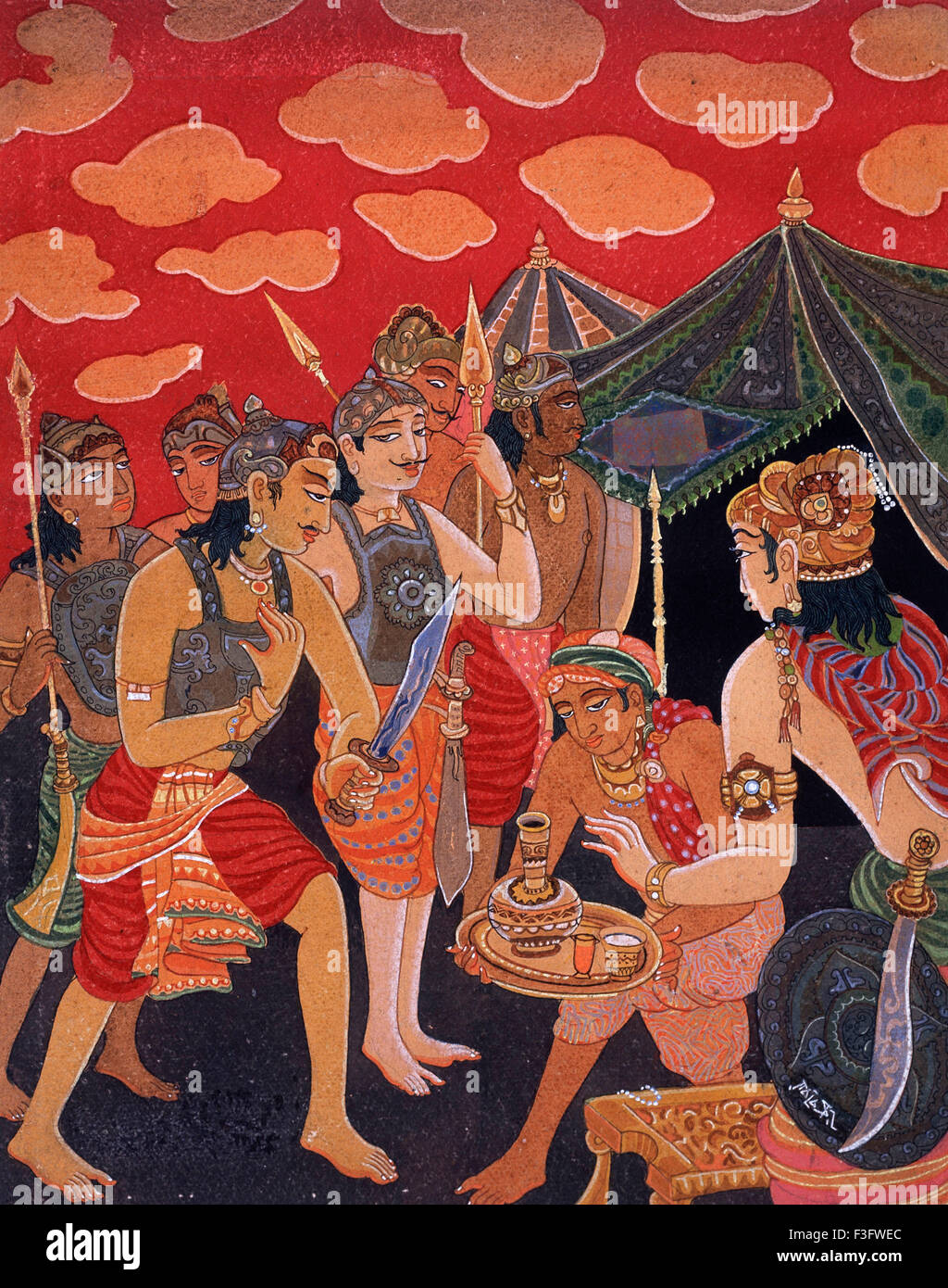 Mahabharata war hi-res stock photography and images - Alamy