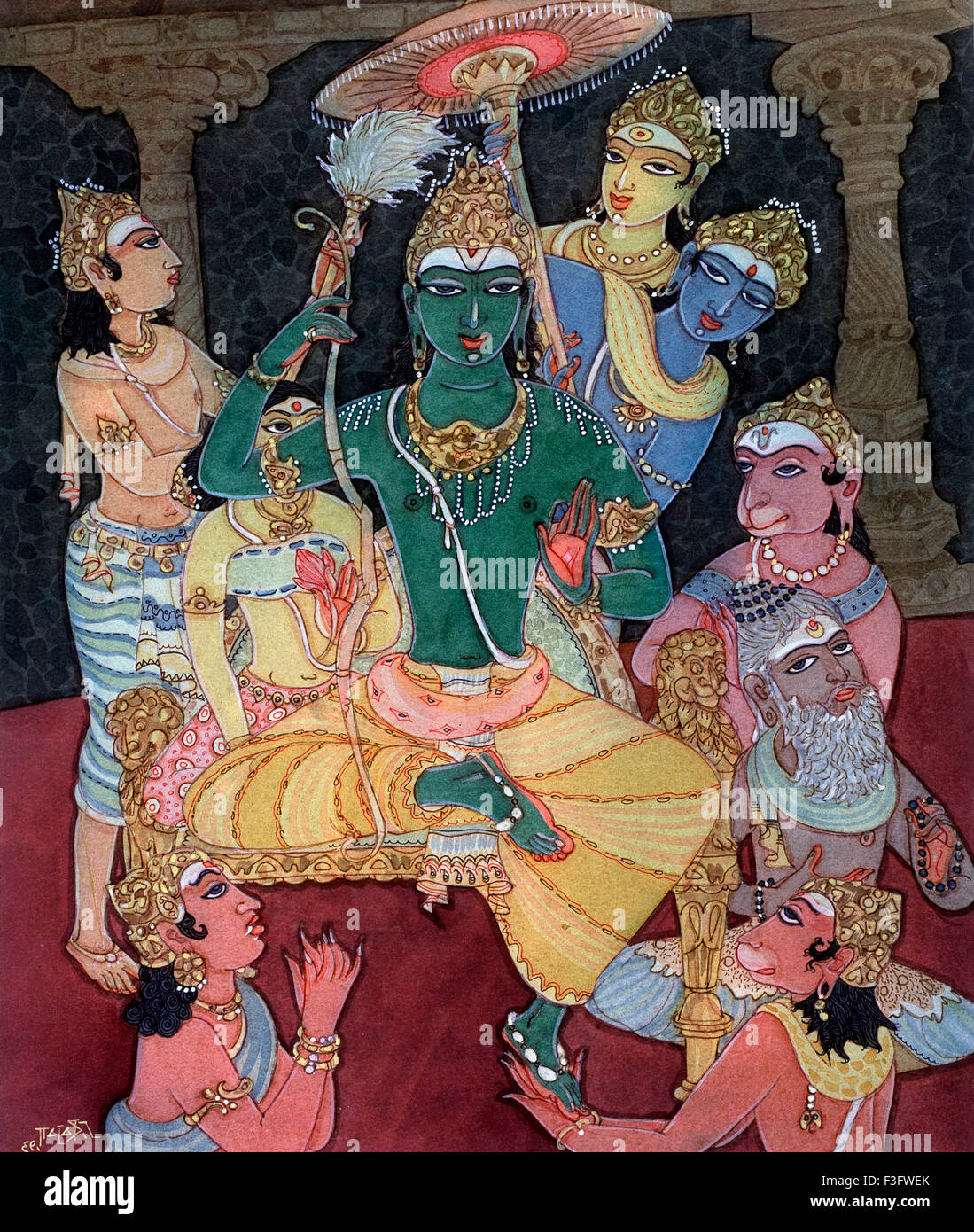 Sita And Hanuman Stock Photos & Sita And Hanuman Stock Images - Alamy