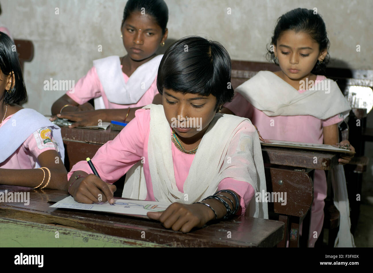 Group of children seated in classroom hi-res stock photography and ...