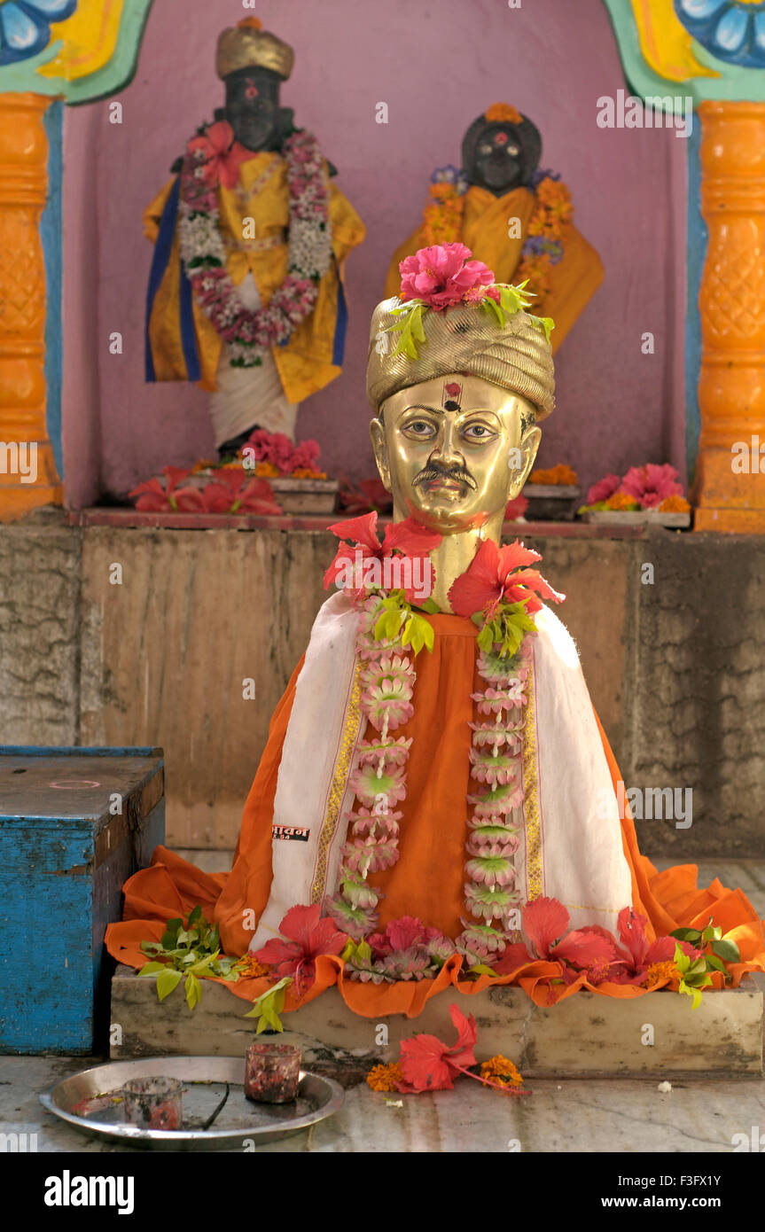 Sri Sant Yadav Baba statue at Ralegan Siddhi near Pune ; Maharashtra ...
