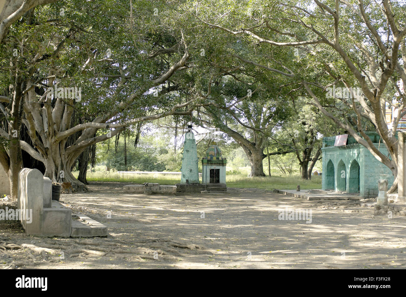 Village Temple at Ralegan Siddhi near Pune ; Maharashtra ; India Stock ...