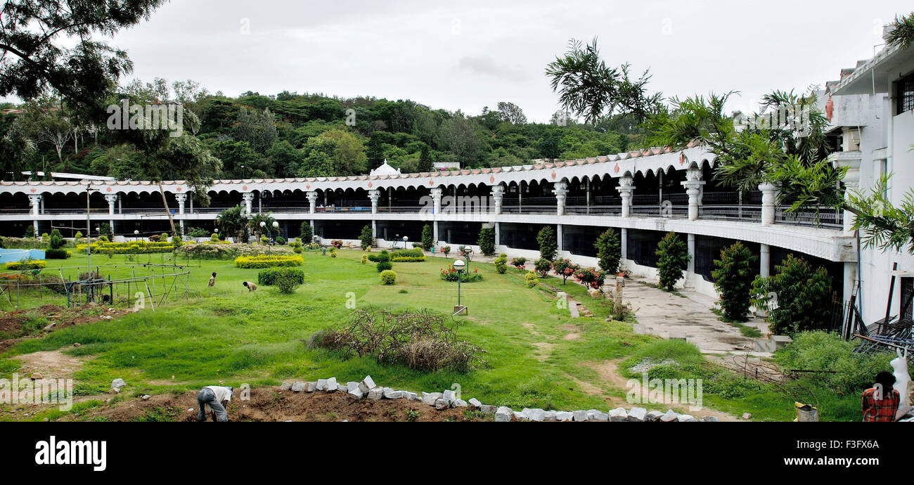 Huge queue complex of Lord Venkateshvara temple in Tirumala ; Tirupati ...