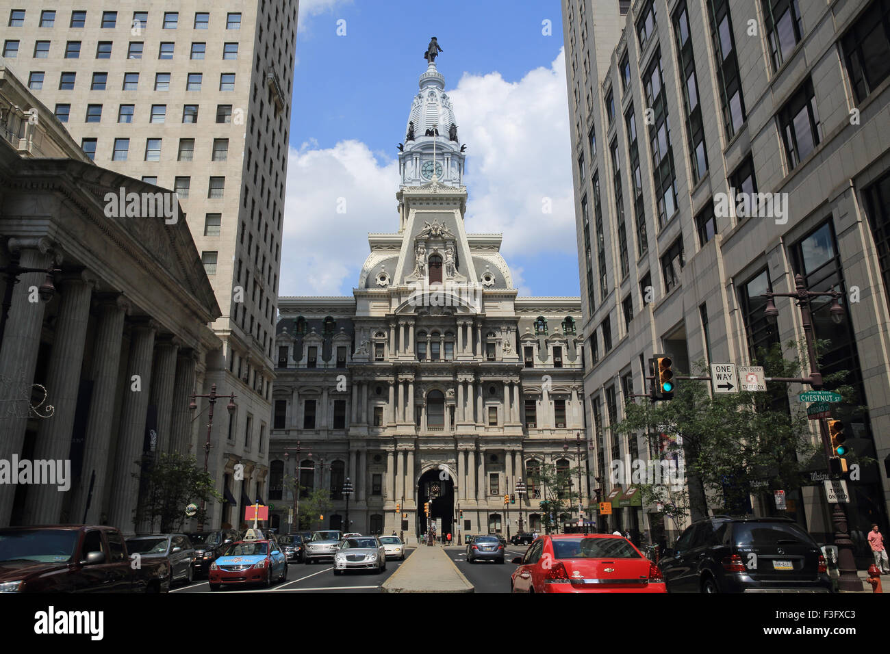 City Hall in the heart of Philadelphia, Pennsylvania, USA Stock Photo ...