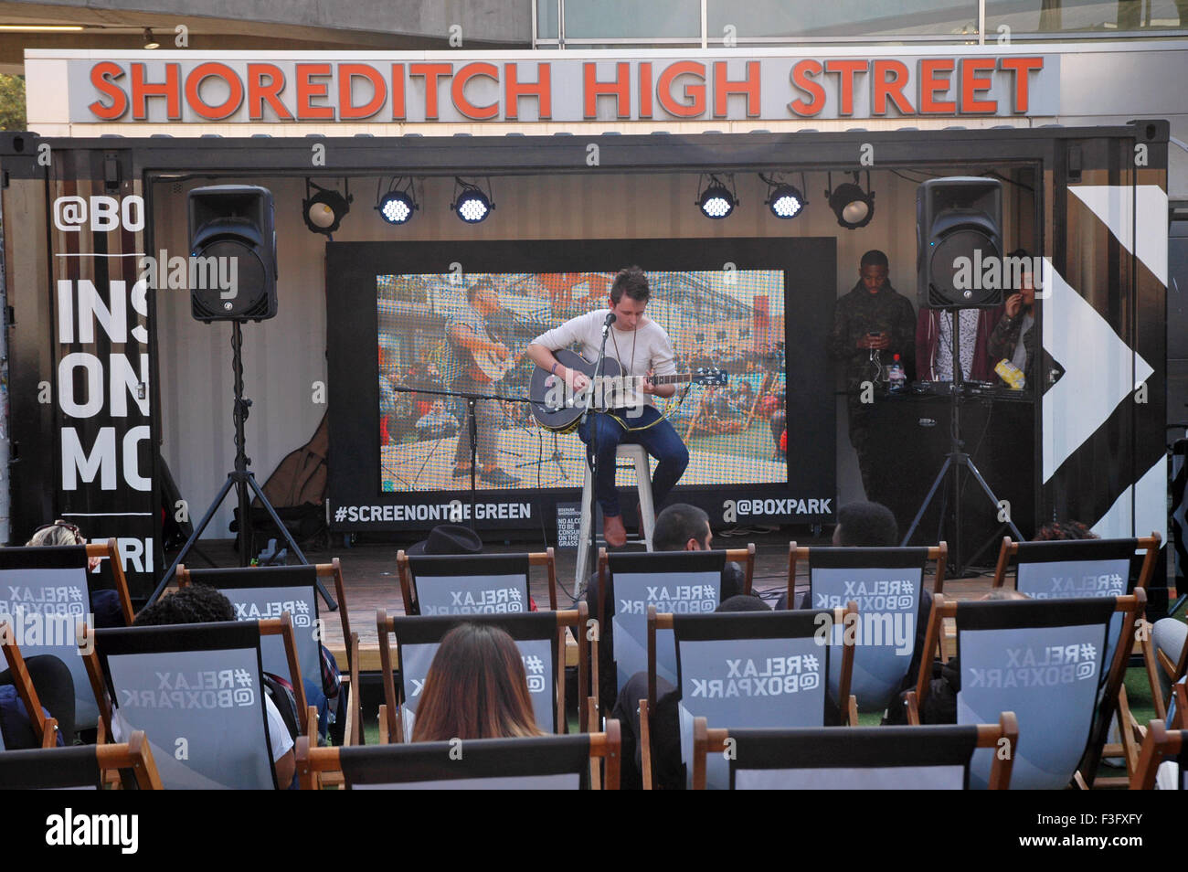 Boxpark shoreditch station hi-res stock photography and images - Alamy