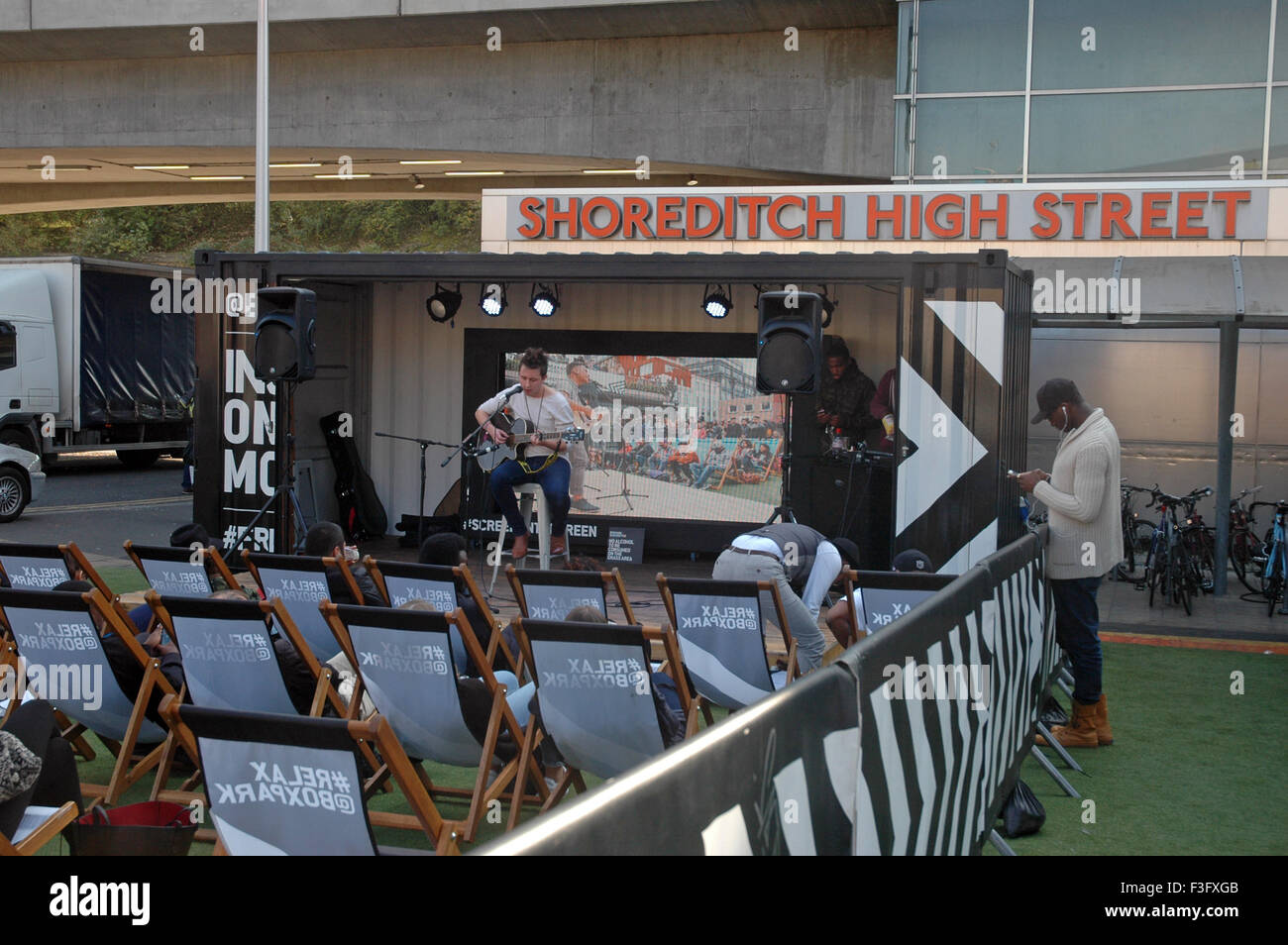 Boxpark shoreditch station hi-res stock photography and images - Alamy