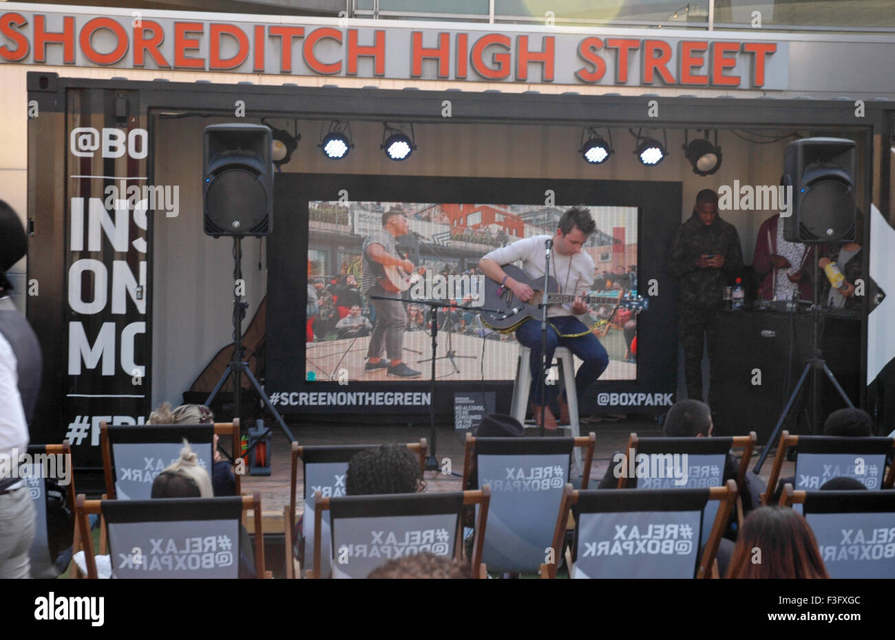 Boxpark shoreditch station hi-res stock photography and images - Alamy