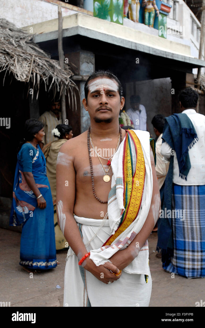 Priest ; Tirutani ; Tamil Nadu ; India Stock Photo - Alamy