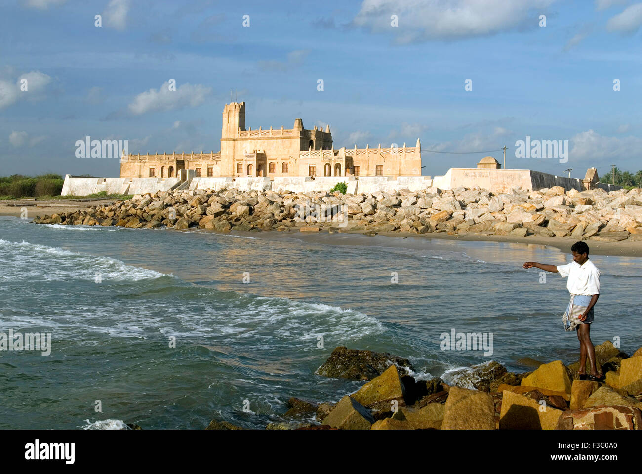 Fort Dansborg Danish Fort Bay of Bengal Tranquebar Tharangambadi ...