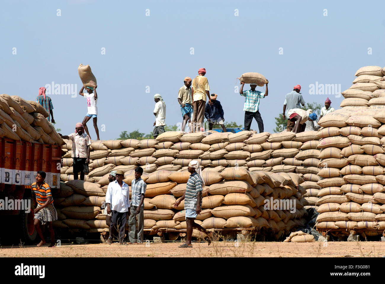 Rice Bags High Resolution Stock Photography and Images - Alamy