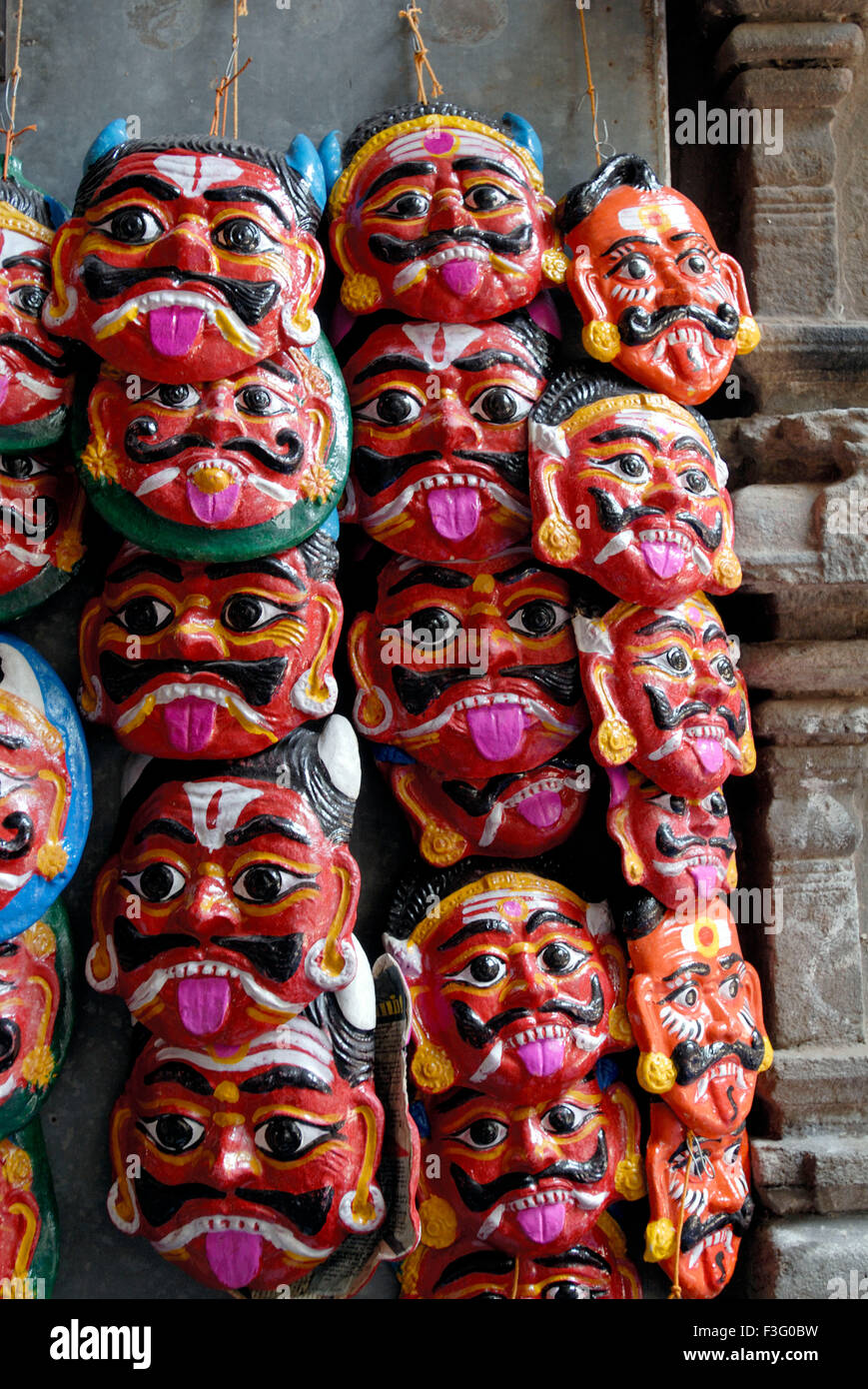 Masks shop at Madurai ; Tamil Nadu ; India ; asia Stock Photo - Alamy