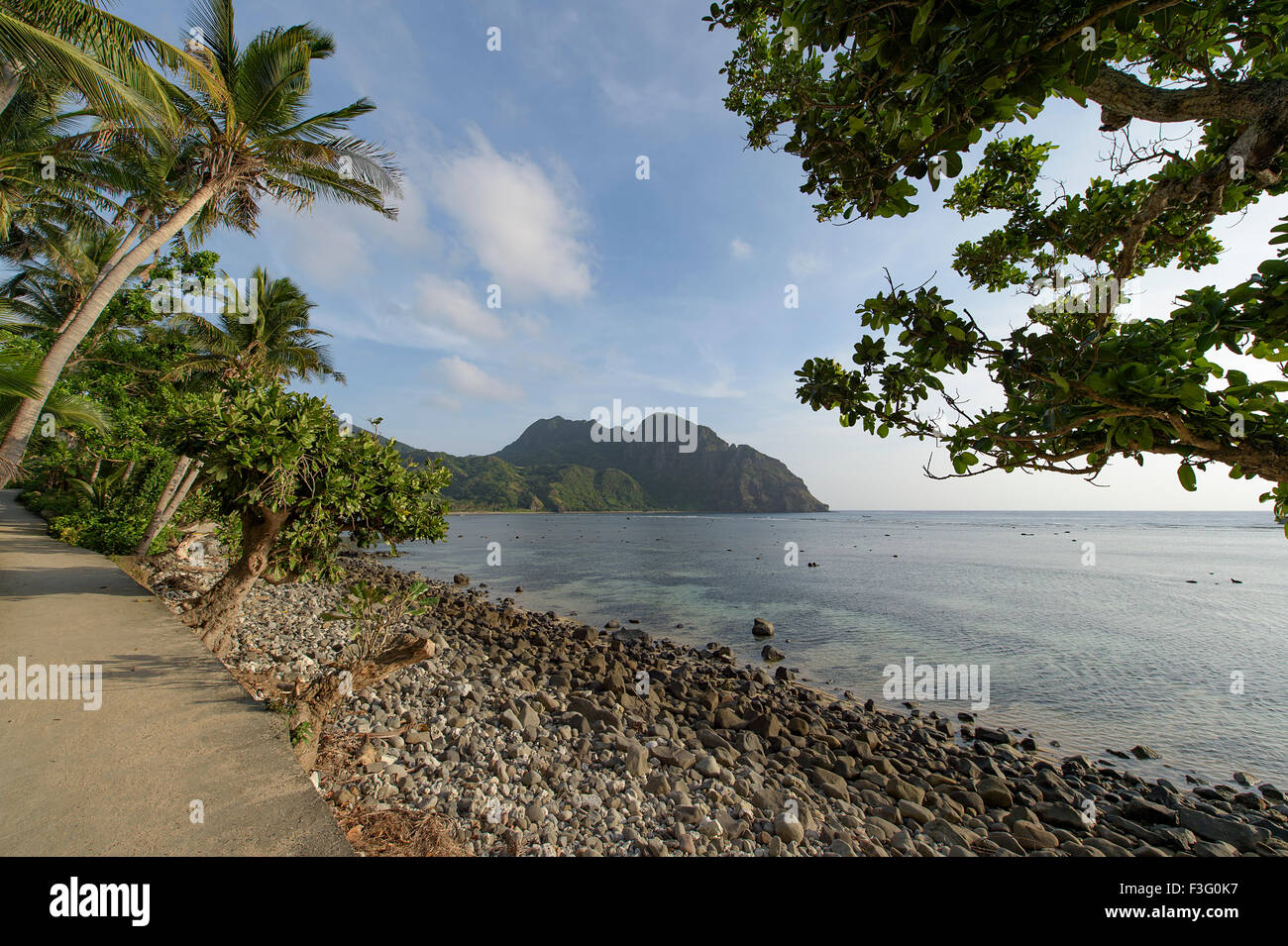Landscape view in Sumnanga Fishing Village at Sabtang Island, Batanes ...