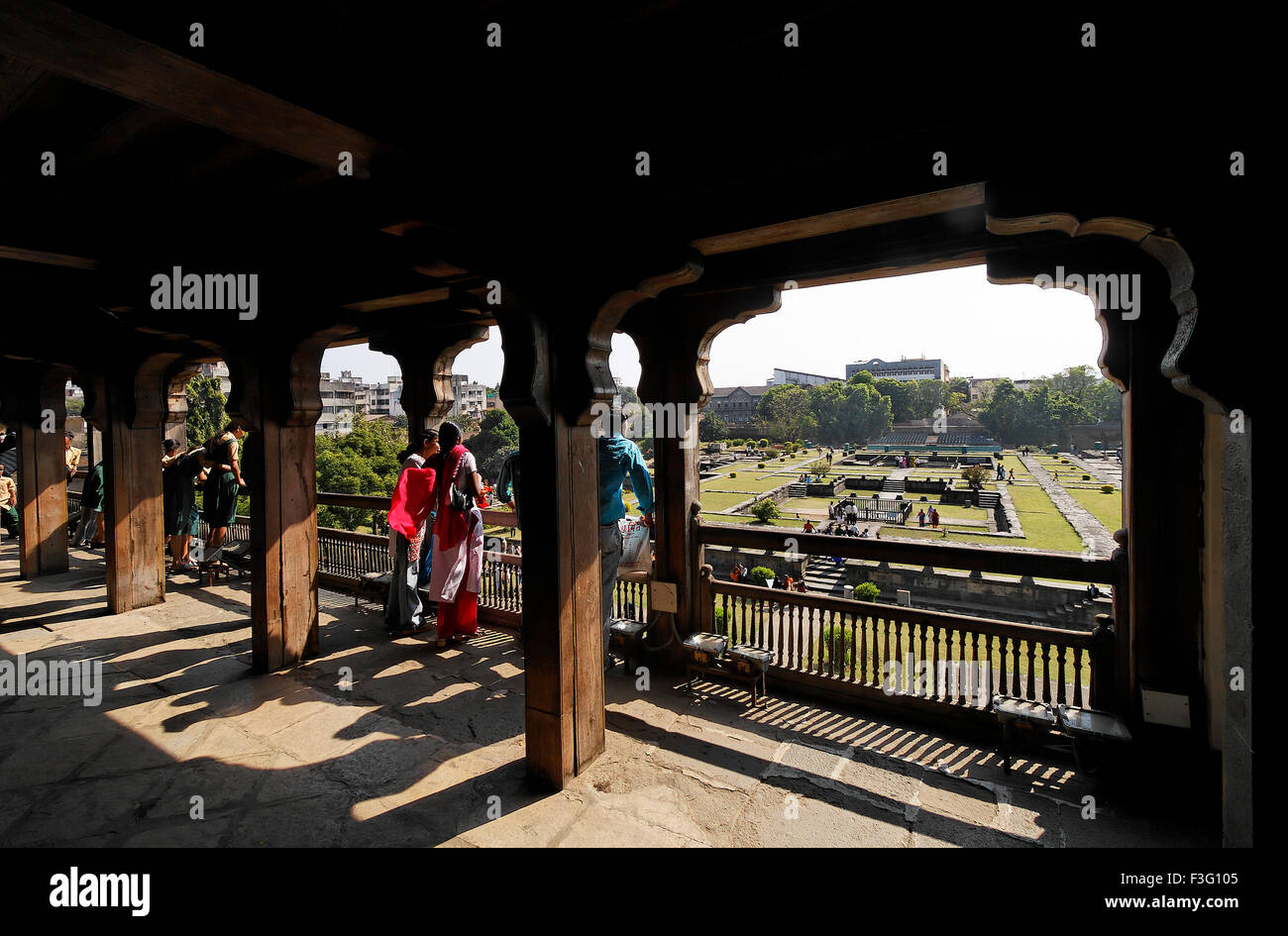 Wooden Gallery ; Peshwa Style ; Shaniwar Wada ; Pune ; Maharashtra ...
