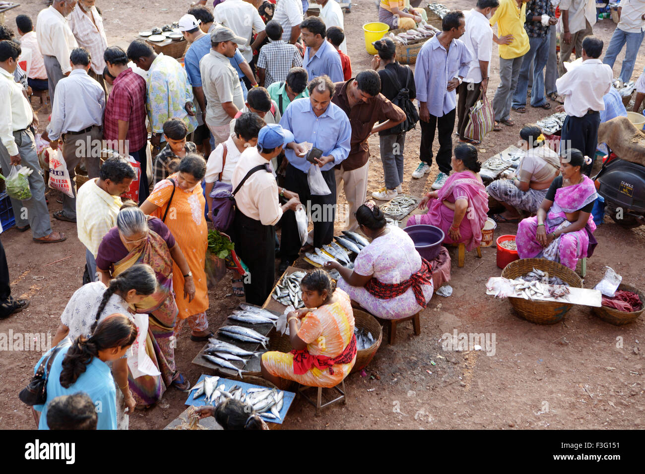 Fish market ; Mapusa market ; Goa ; India Stock Photo - Alamy