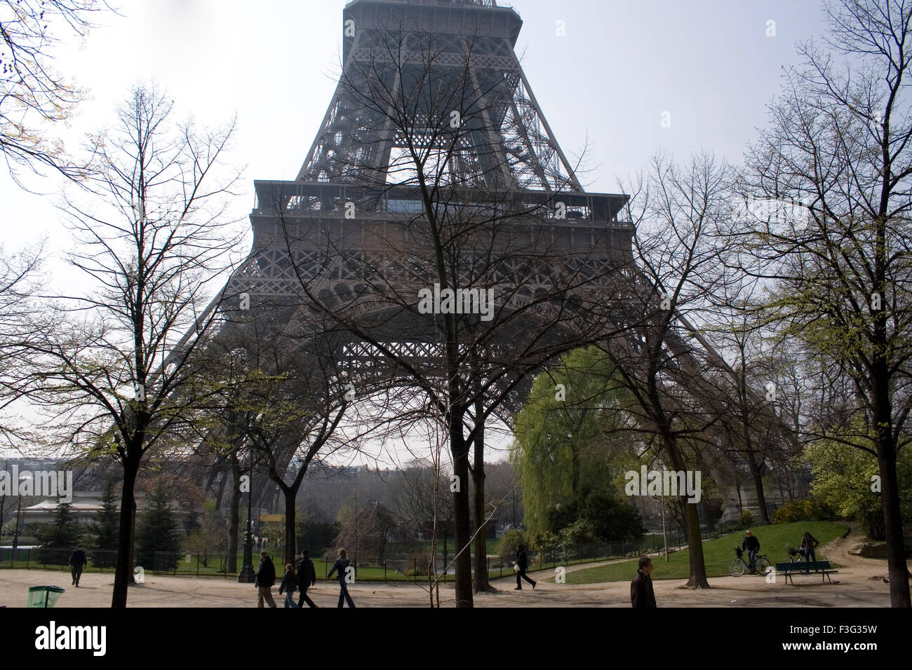 Eiffel Tower seven wonder of the world ; Paris ; France ; Europe Stock Photo - Alamy