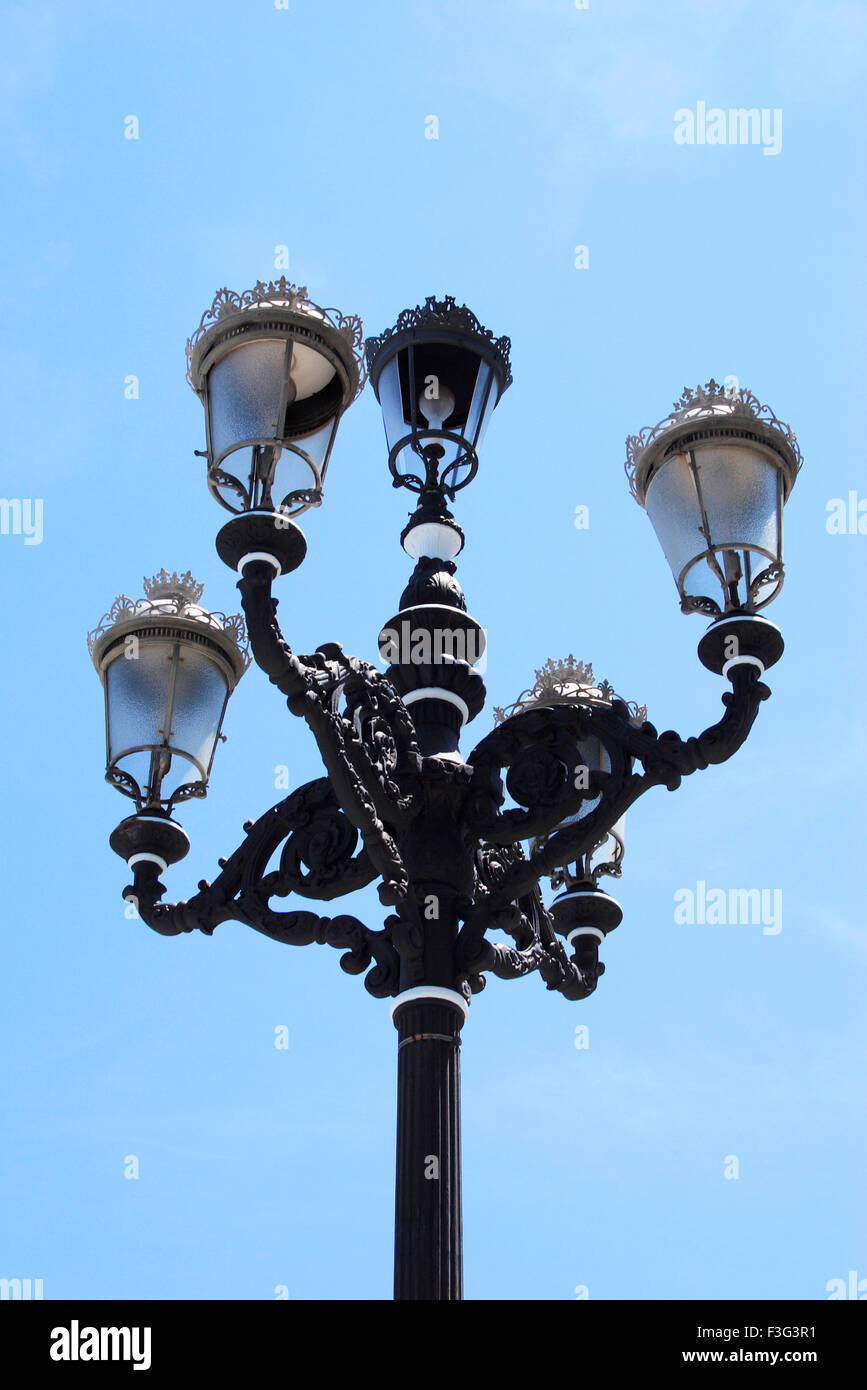 Lamp post ; New Orleans ; Louisiana ; U.S.A. United States of America ...