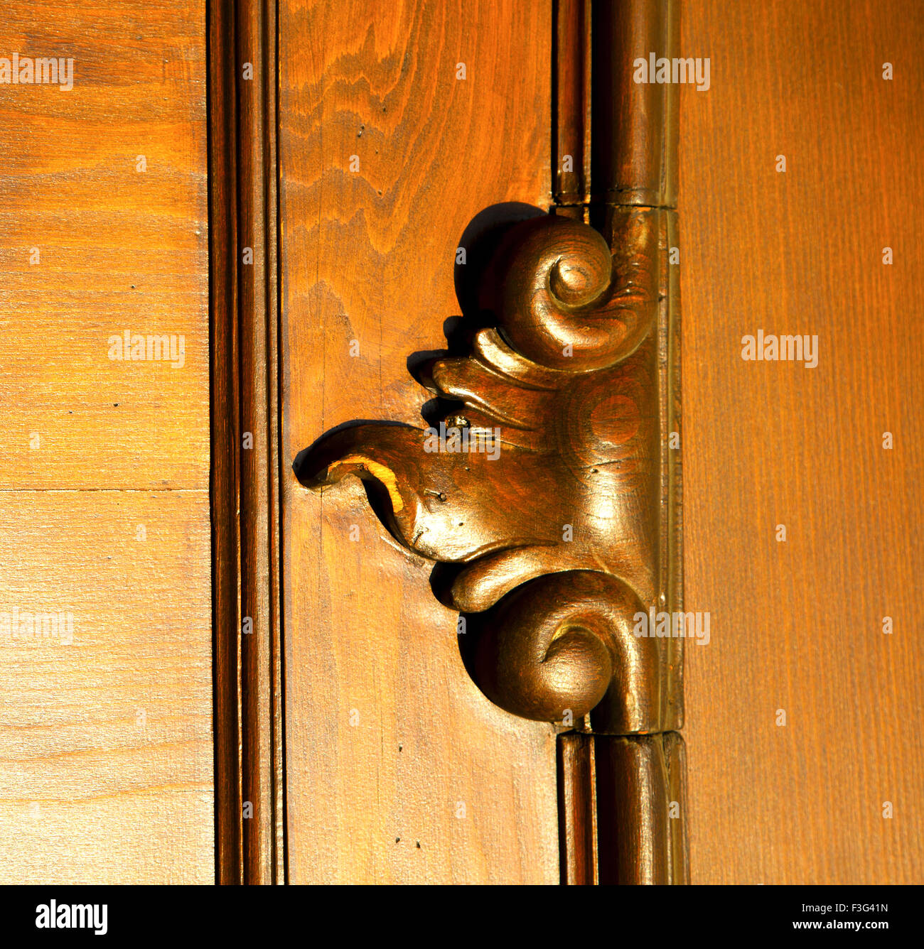 incision house door in italy lombardy column the milano old closed nail ...