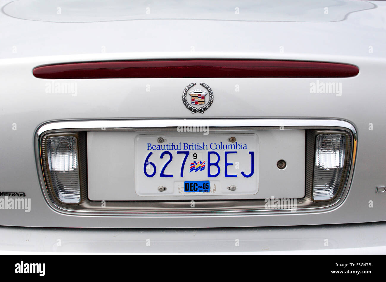 A car license number plate; Prince Rupert ; British Columbia ; Canada ...