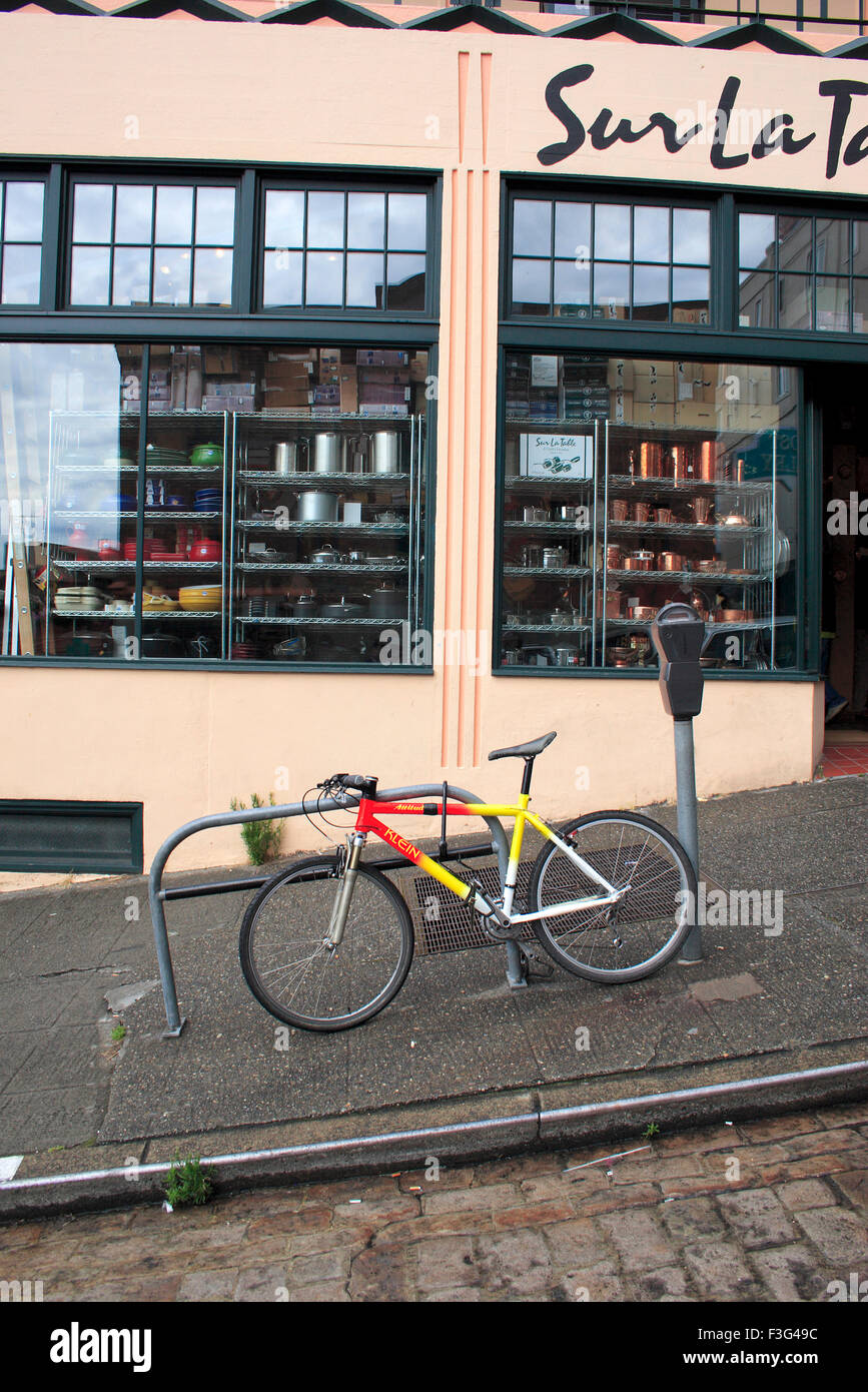 Bicycle ; Seattle ; Washington ; U.S.A. United States of America Stock ...