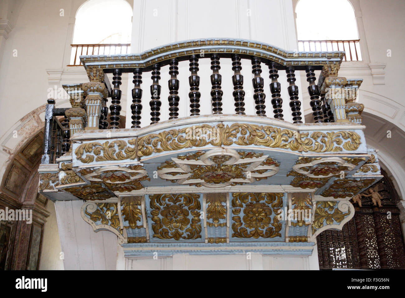 Balcony ; Se Cathedral ; Church Built In 1528 A.D. ; UNESCO World ...