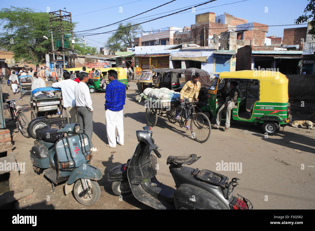 Bazaar street ; Agra ; Uttar Pradesh ; India , Asia Stock Photo - Alamy