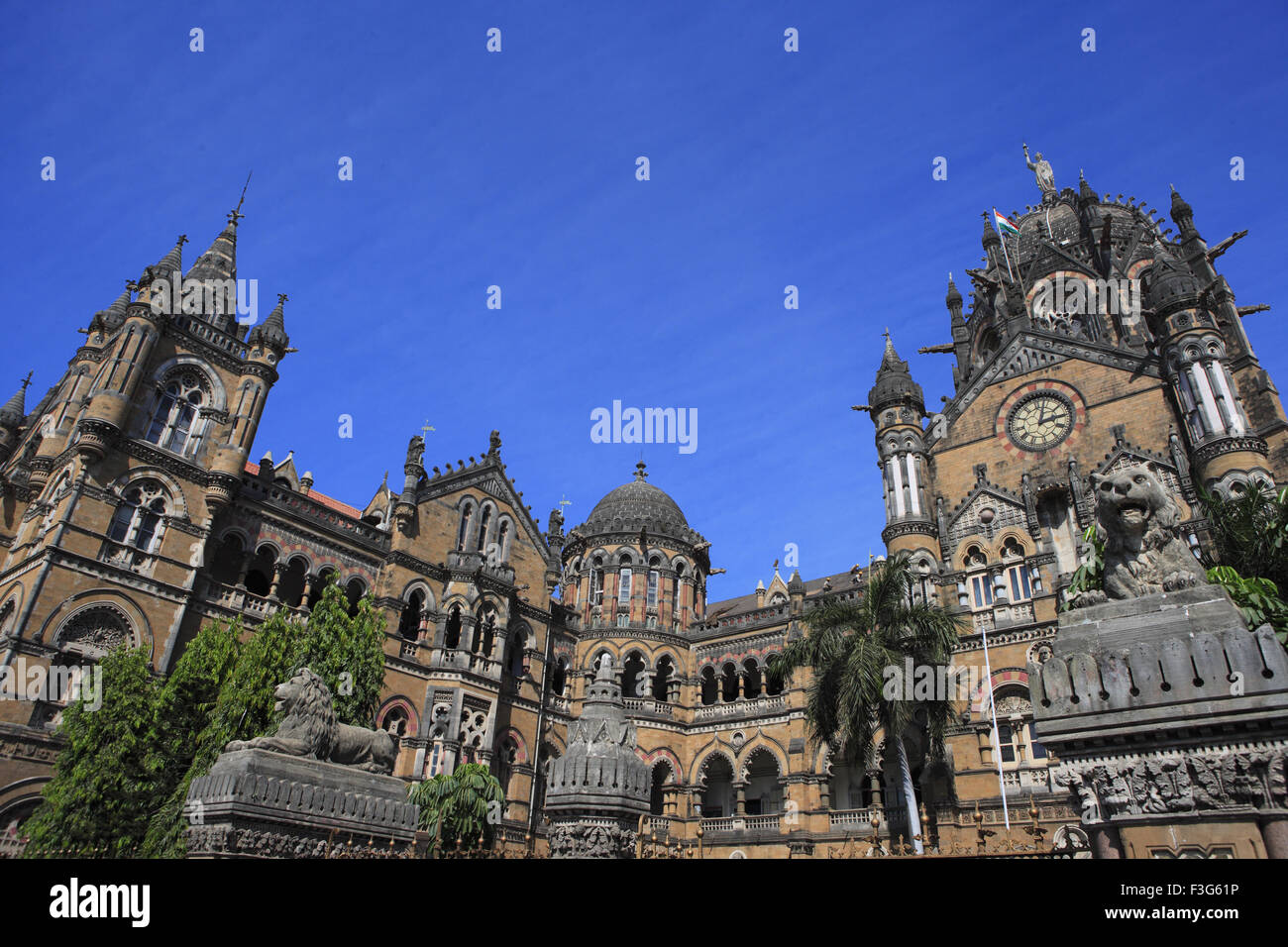 Chhatrapati Shivaji Terminus Victorian gothic revival Railway Station ...