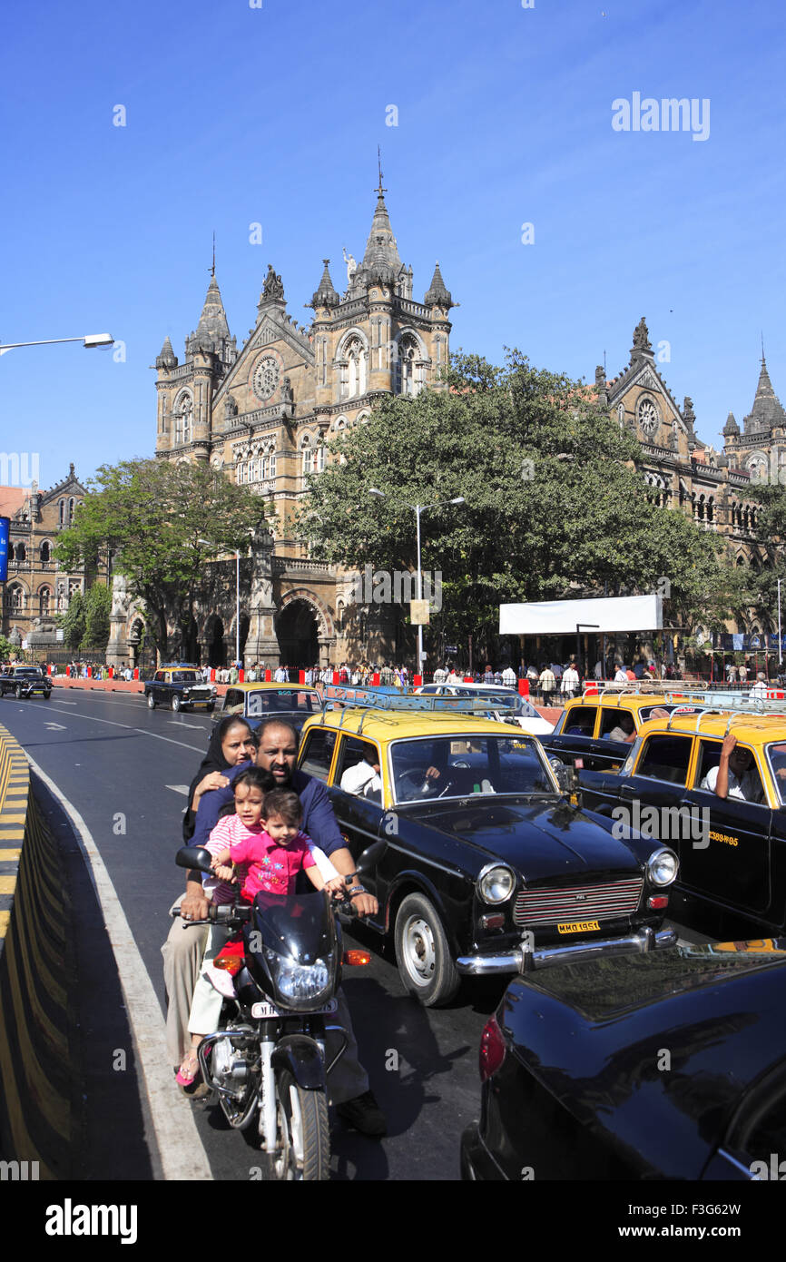 Street view Chhatrapati Shivaji Terminus Victorian gothic revival ...