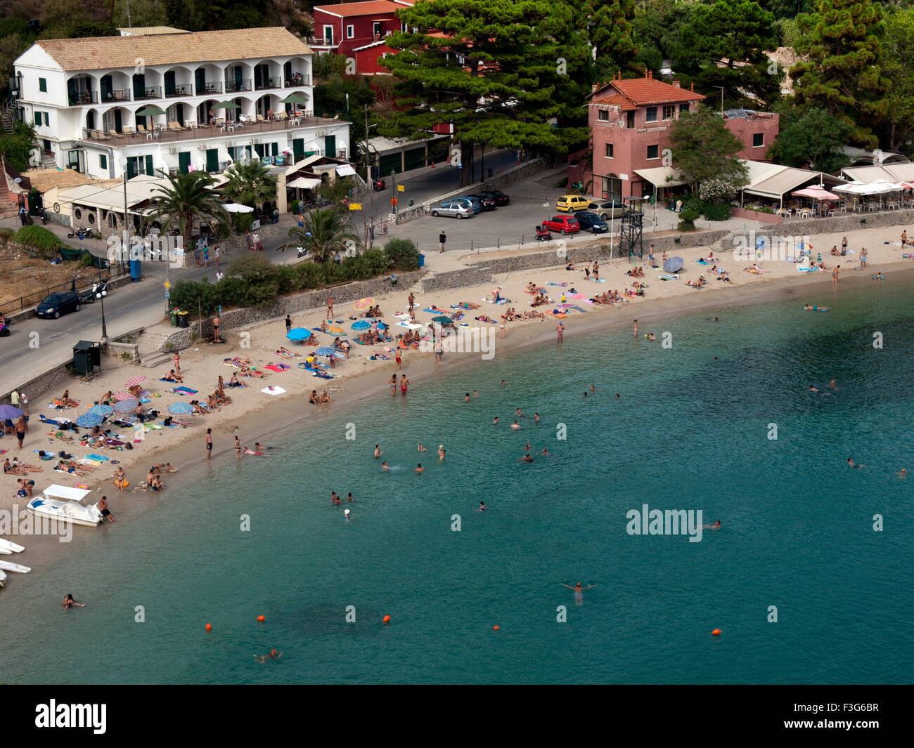 Corfu Beach People High Resolution Stock Photography and Images - Alamy