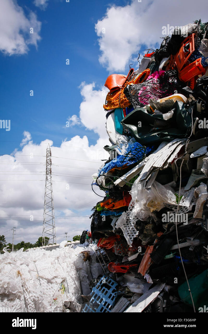 Pile of waste for recycling or safe disposal, Great for recycle and ...