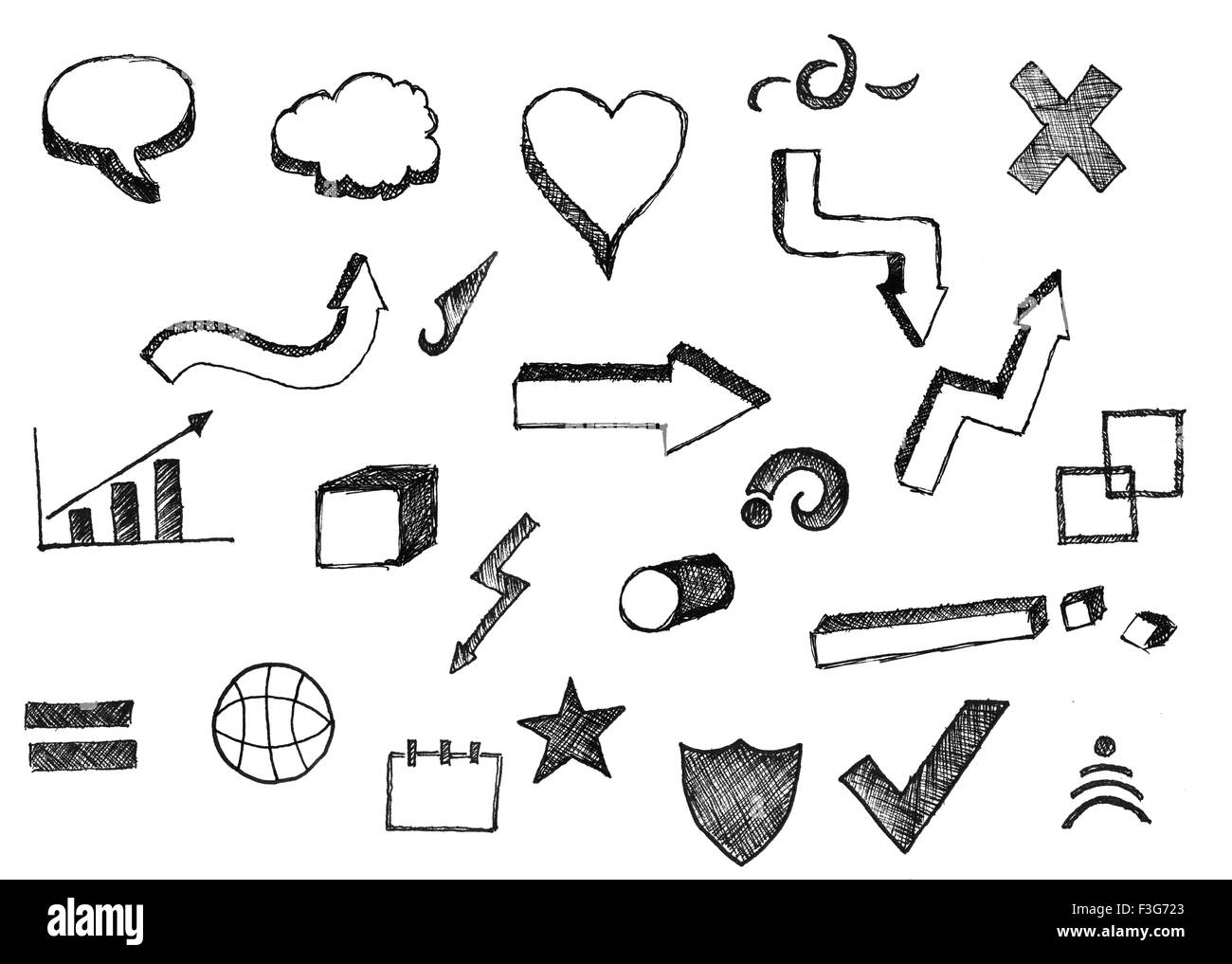 Painted hand sign Black and White Stock Photos & Images - Alamy