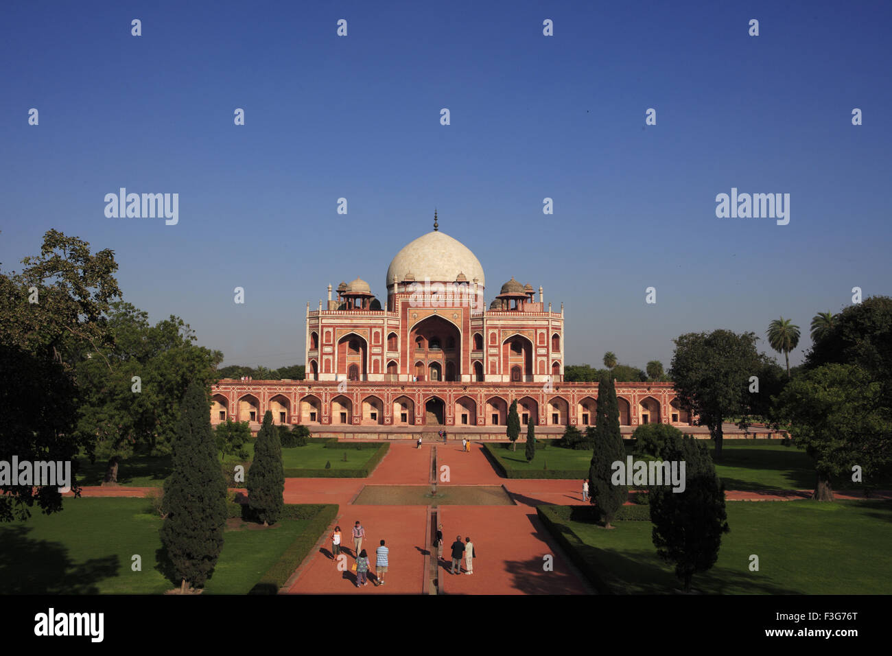 Humayuns tomb 1570 red sandstone white marble first garden subcontinent ...