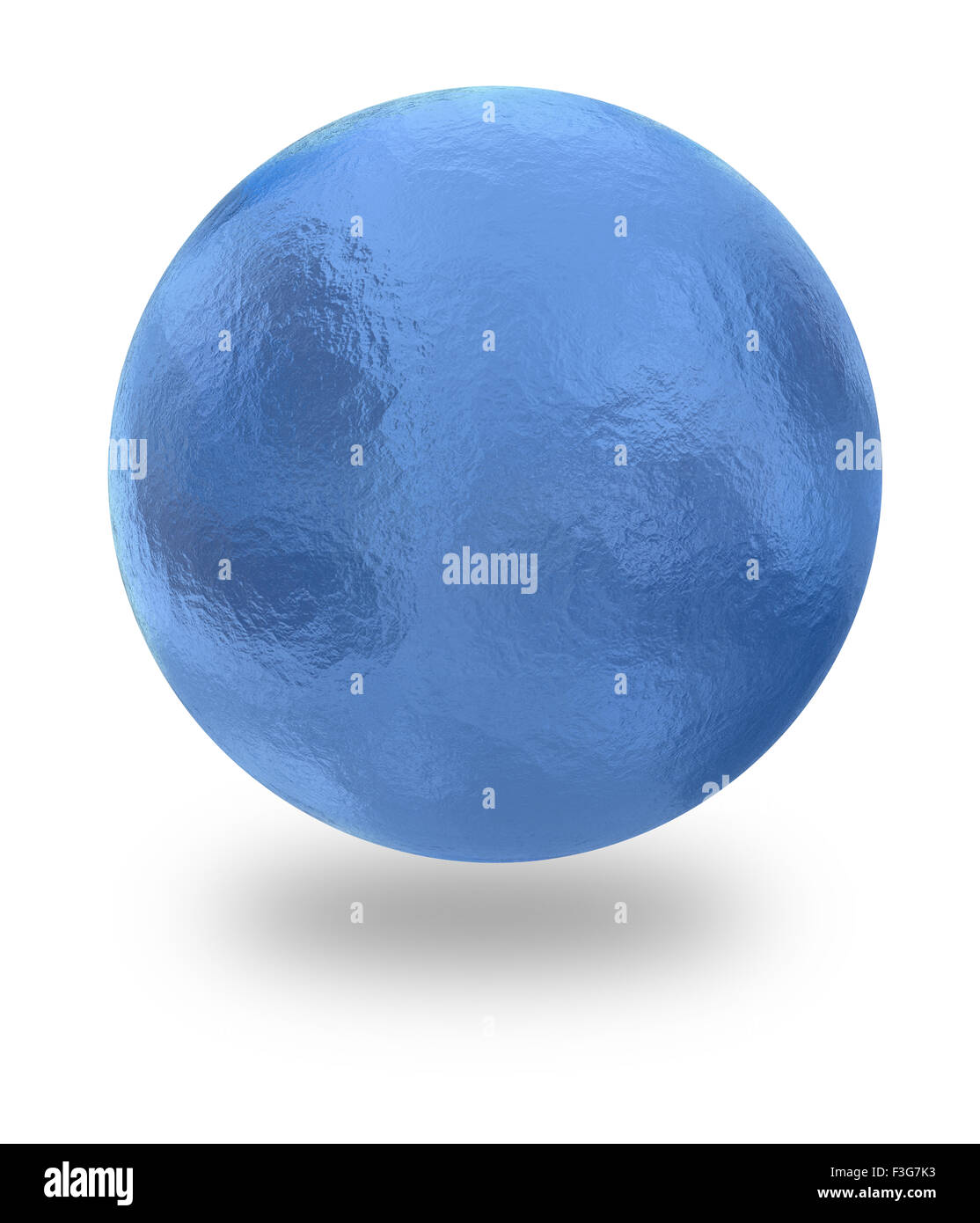 Illustration of water sphere isolated on white background Stock Photo ...