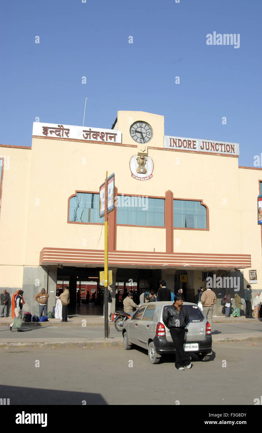 Railway station view; western railway Indore ; Madhya Pradesh ; India ...
