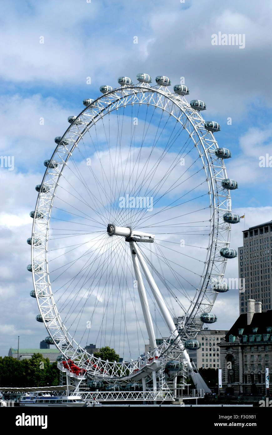 London Eye, Millennium Wheel, cantilevered observation wheel, River ...