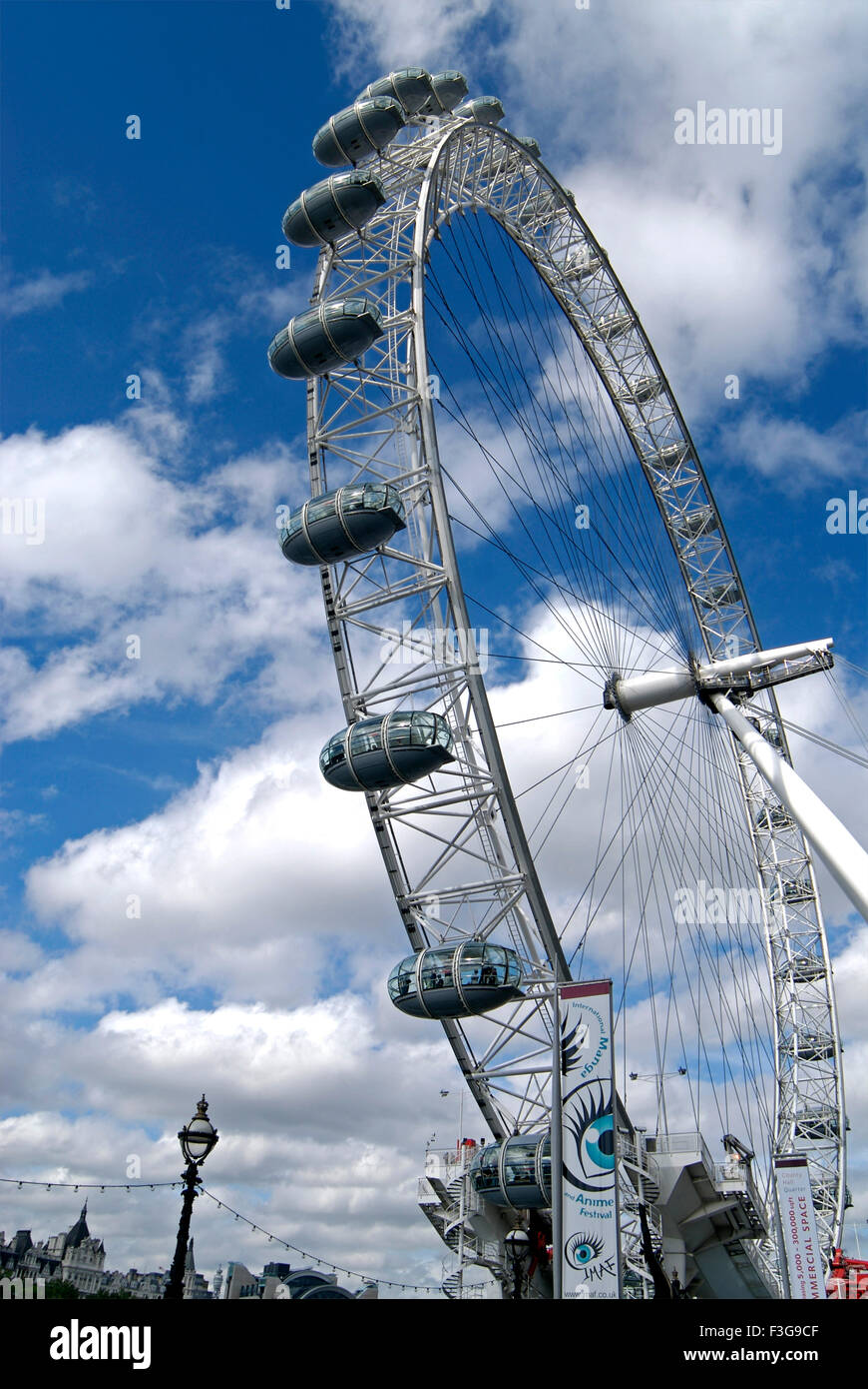 London Eye, Millennium Wheel, cantilevered observation wheel, River ...