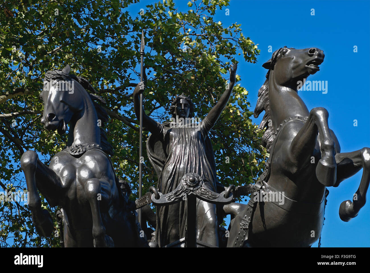 Boadicea chariot sculpture ; Hyde Park ; London ; England ; United ...