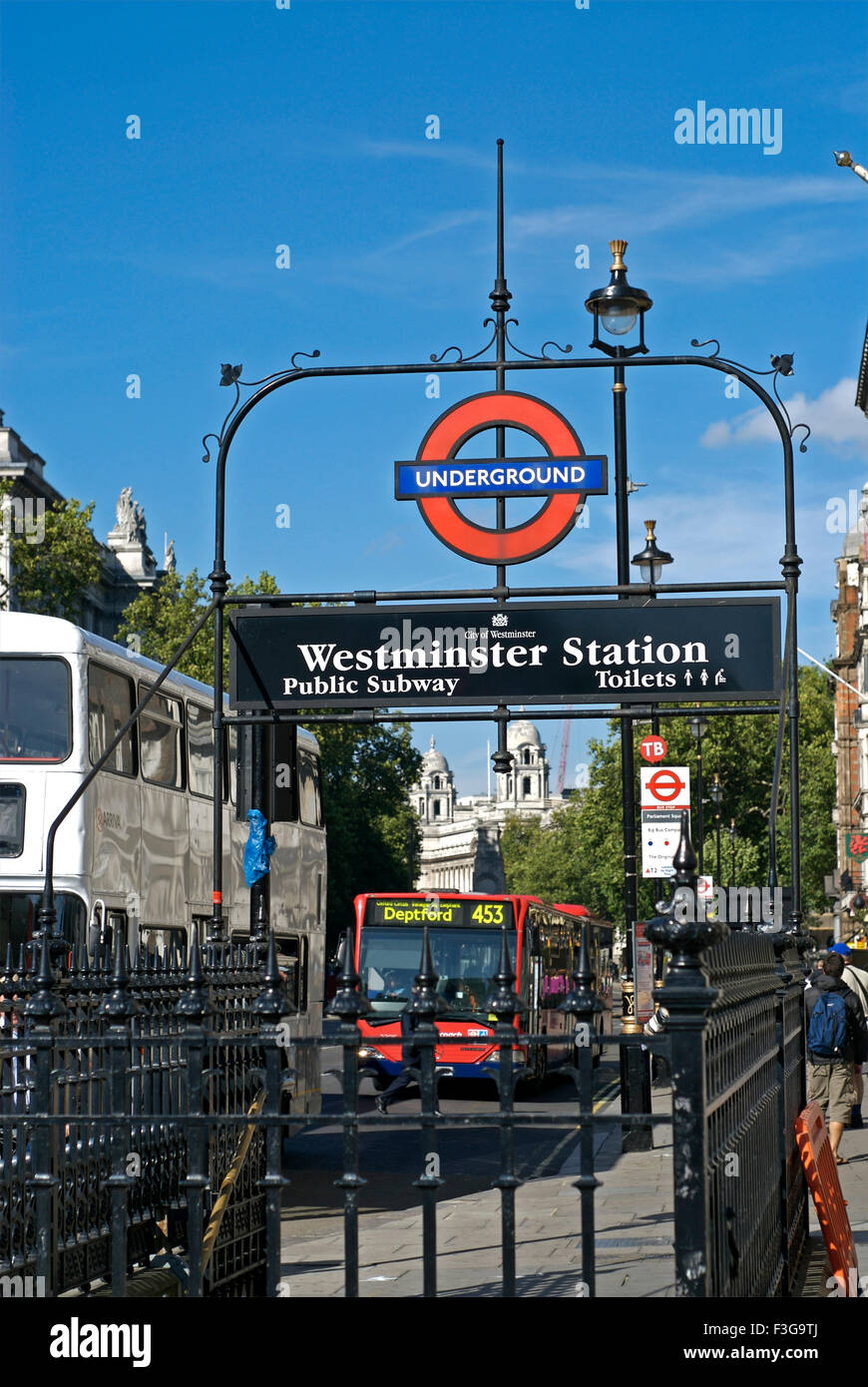 Underground Tube Station sign London UK United Kingdom England Stock ...