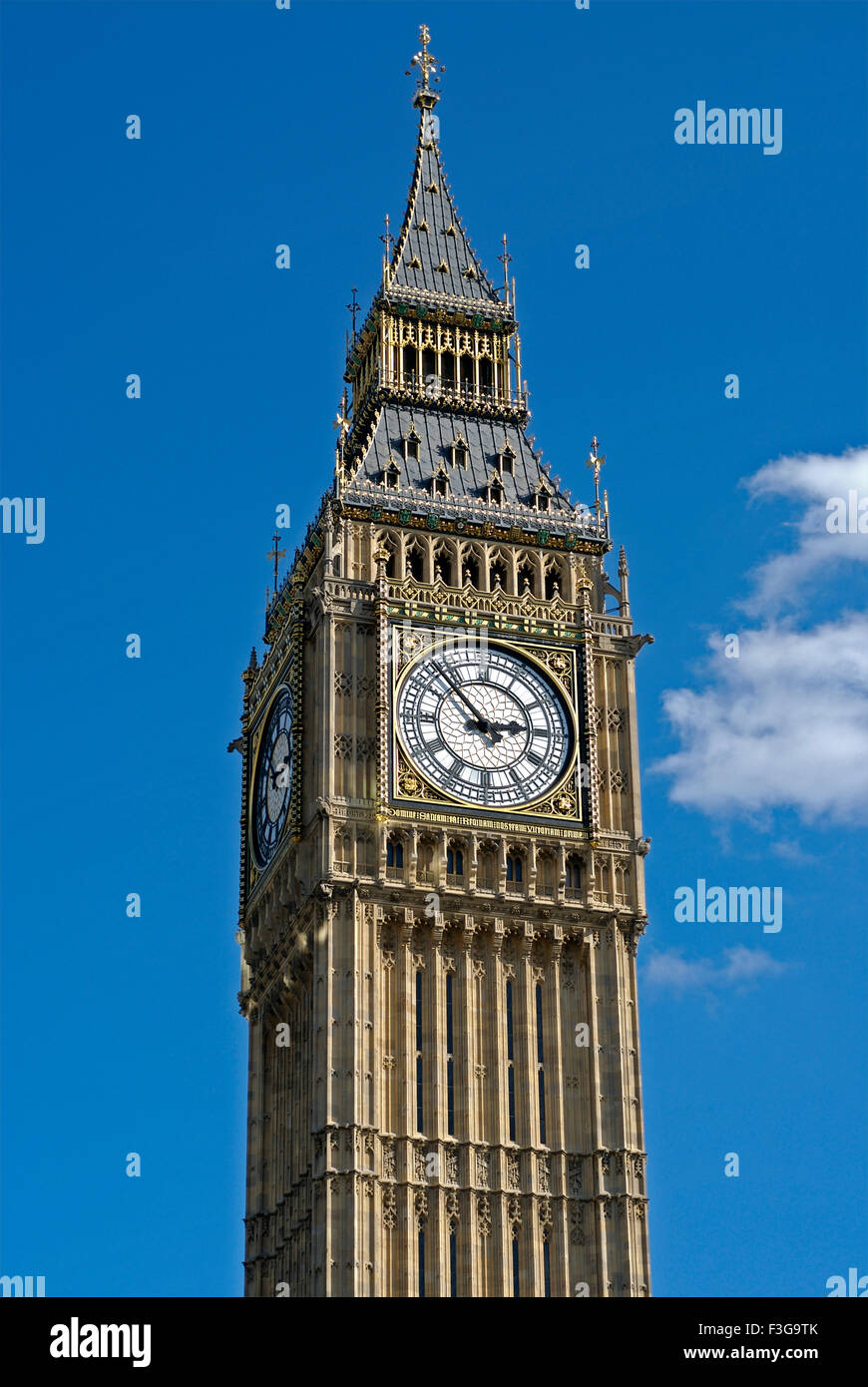 Big Ben ; Great Bell ; clock tower ; London ; England ; United Kingdom ...