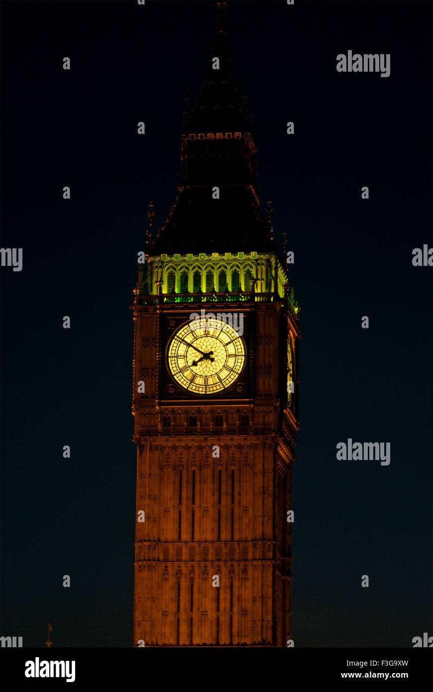 Big Ben ; Great Bell ; clock tower ; London ; England ; United Kingdom ...