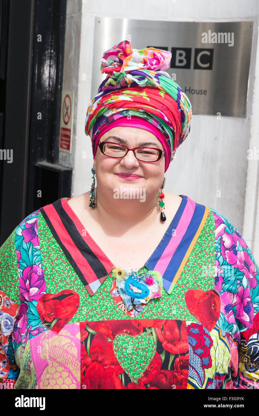 Camila Batmanghelidjh at the BBC News Studios to discuss the ongoing ...