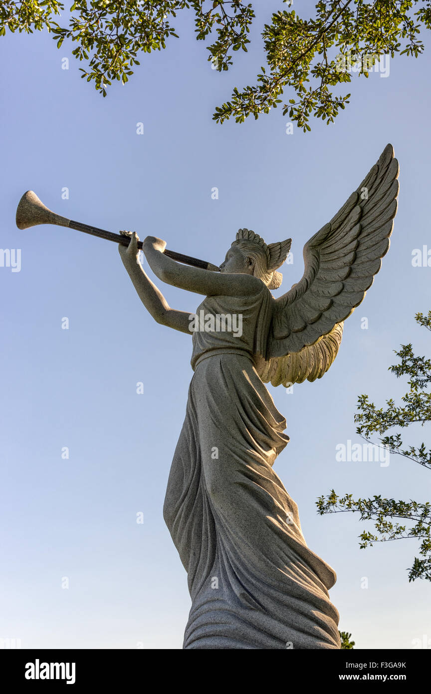 Angel with horn High Resolution Stock Photography and Images - Alamy