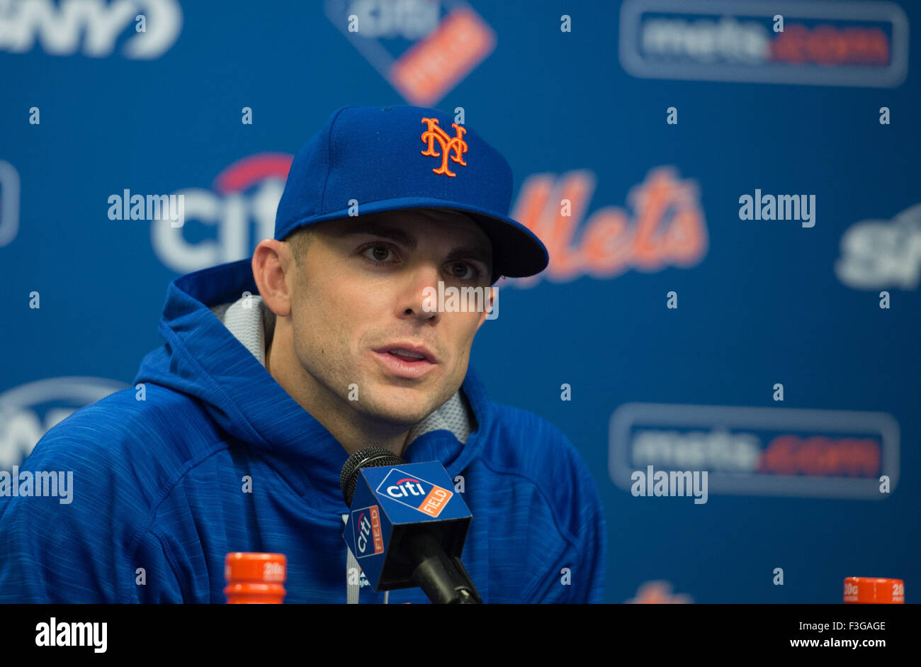New York, NY, USA. 6th Oct, 2015. New York Mets third baseman DAVID ...