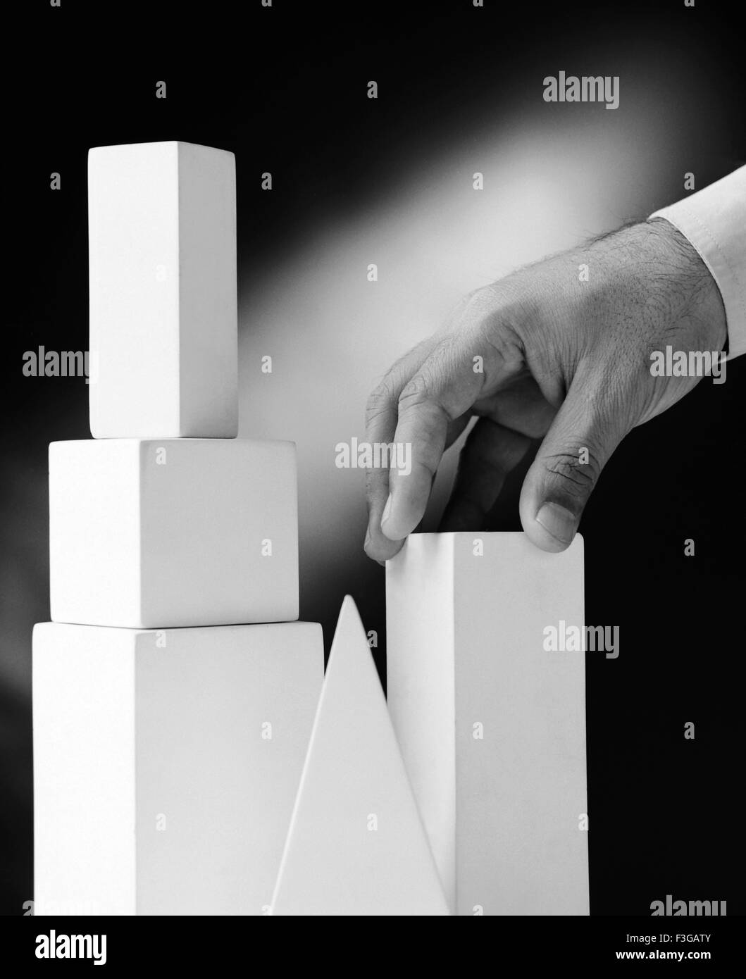 Triangle shape body Black and White Stock Photos & Images - Alamy