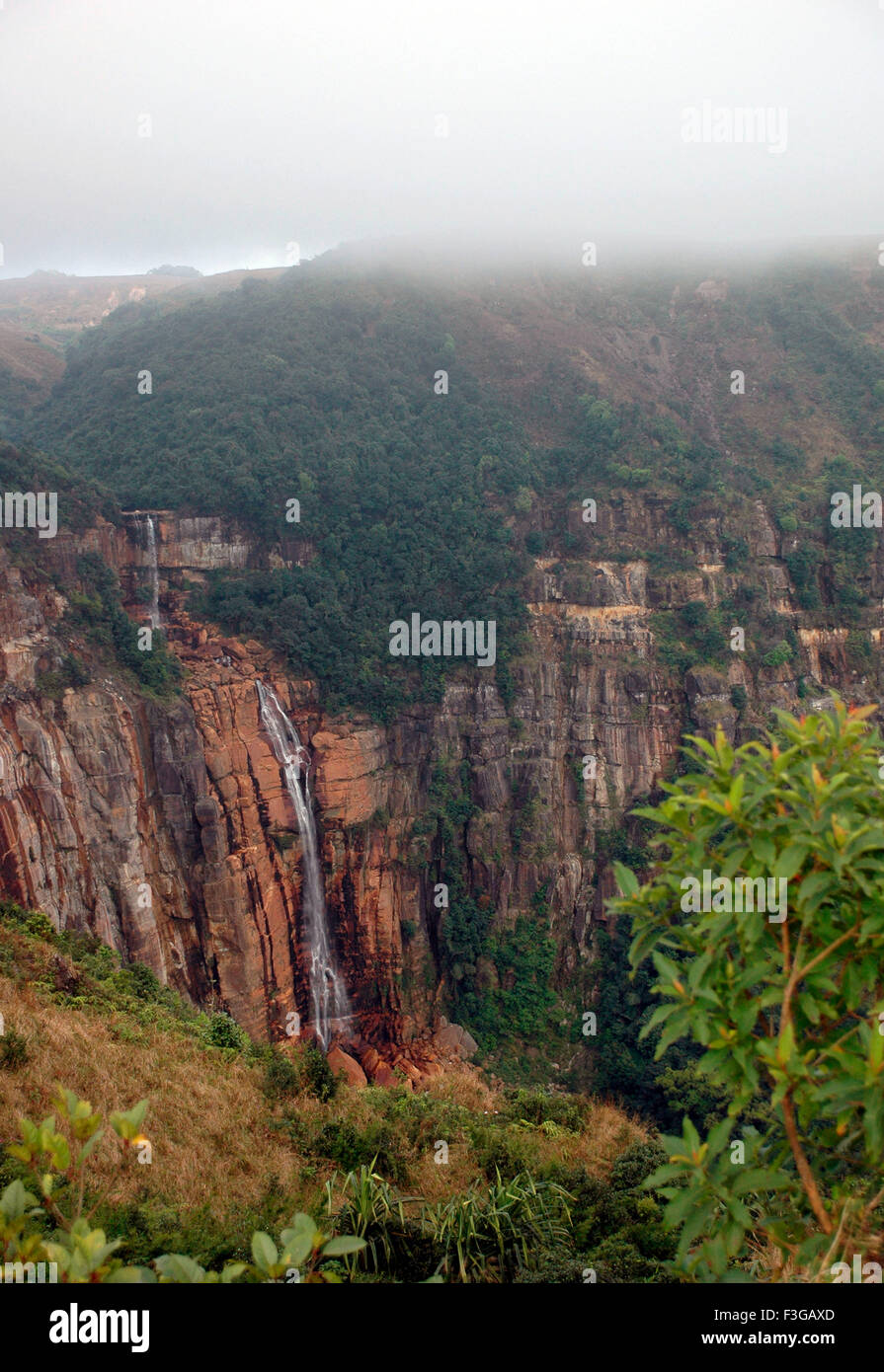 Seven Sisters Falls ; Nrupen ; Cherrapunjee ; India Stock Photo - Alamy